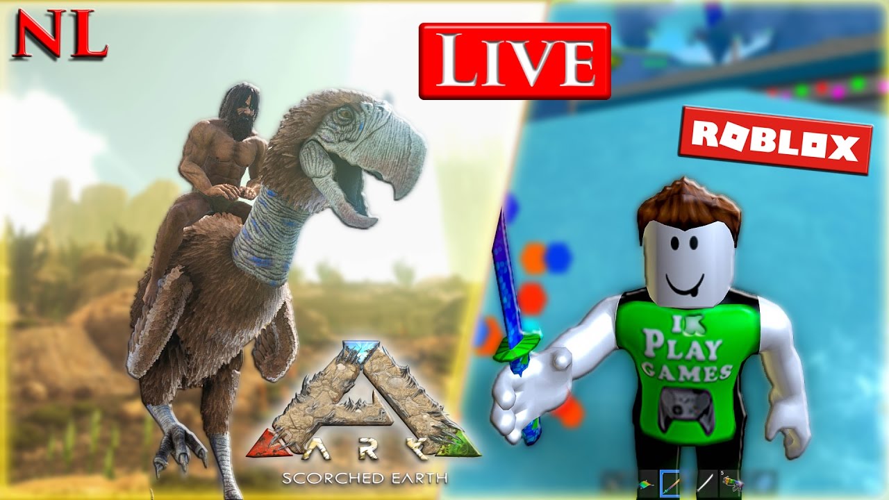 ARK Scorched Earth NL , Roblox NL & Minecraft NL live stream - YouTube