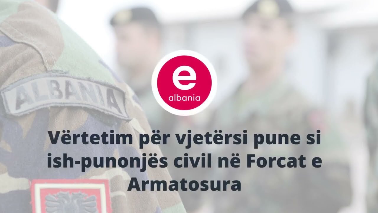 Vërtetim për Vjetërsi Pune si ish-Punonjës Civil - YouTube