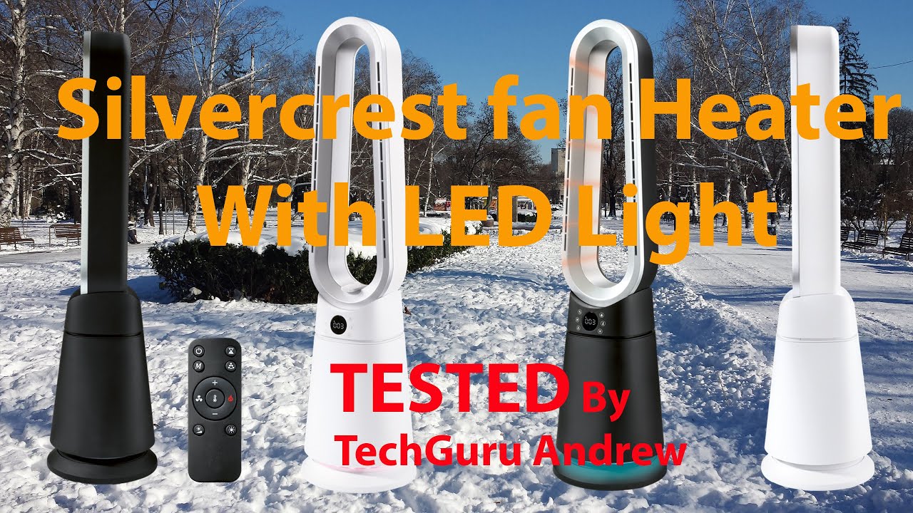 Silvercrest fan Heater With LED Light SRHV 2000 - YouTube