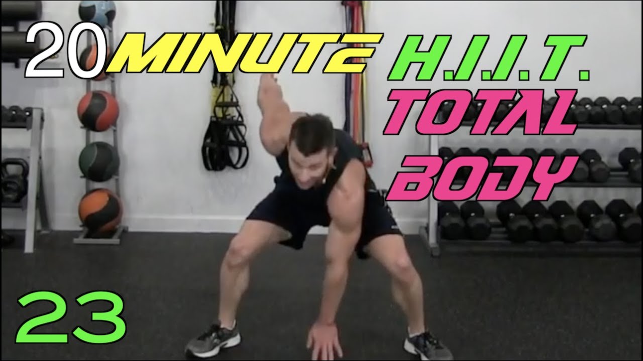 20 Minute Full Body HIIT Workout (At Home), All Bodyweight, No ...