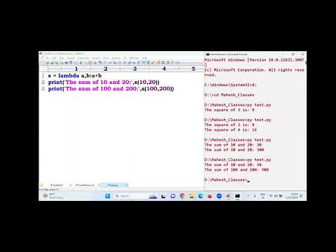 Day 26 Python Anonymous Functions Normal function Nested Functions ...