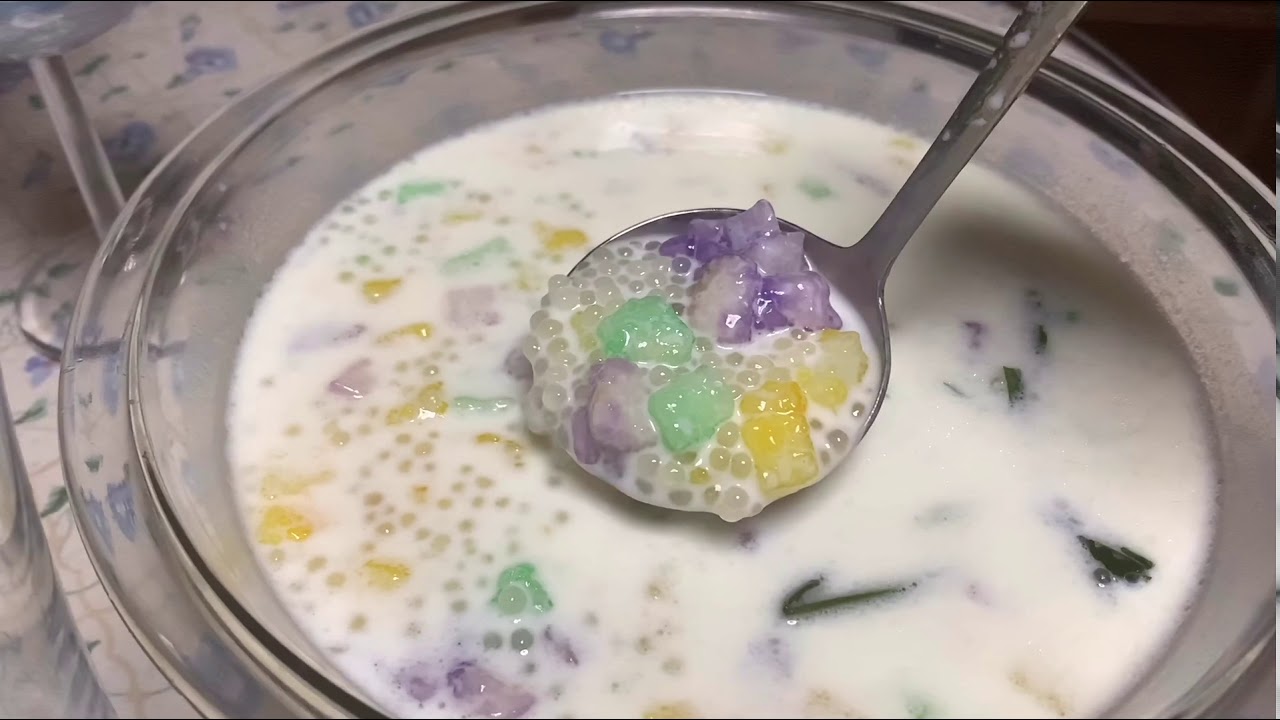 TAPIOCA DRINK WITH CHINESE YAM - YouTube