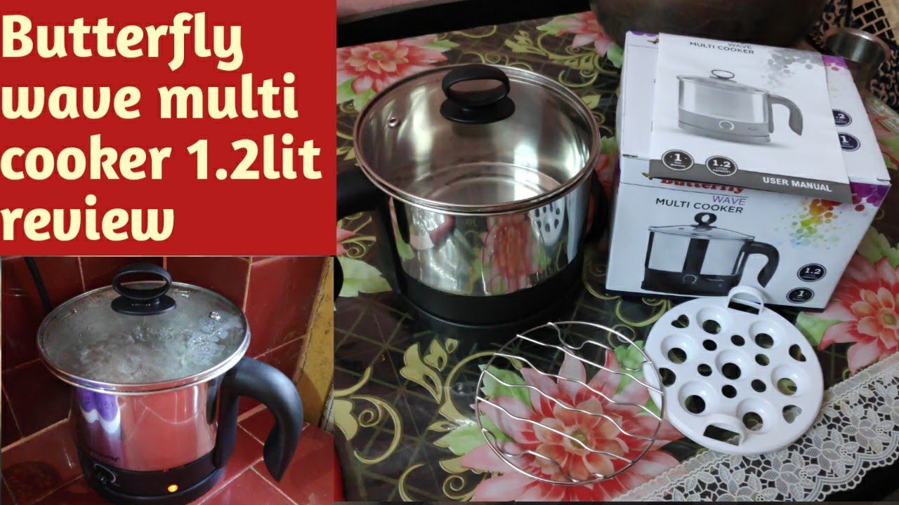 Butterfly wave electric multi cooker 1.2liter review #lasyasumantv ...