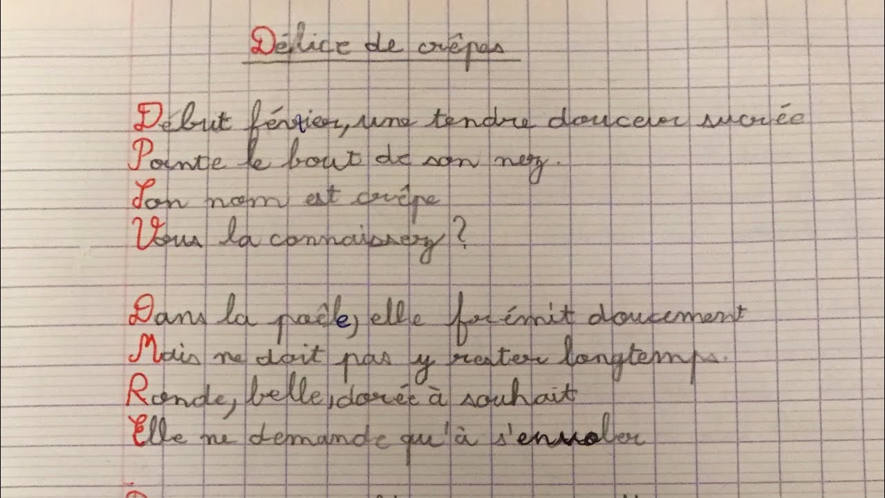 Poesie Delice De Crepe