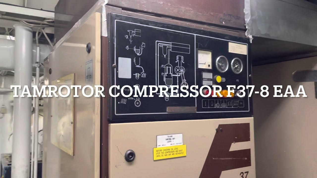 TMC-Tamrotor Marine Air Compressor Oil Refilling and Oil Change ...