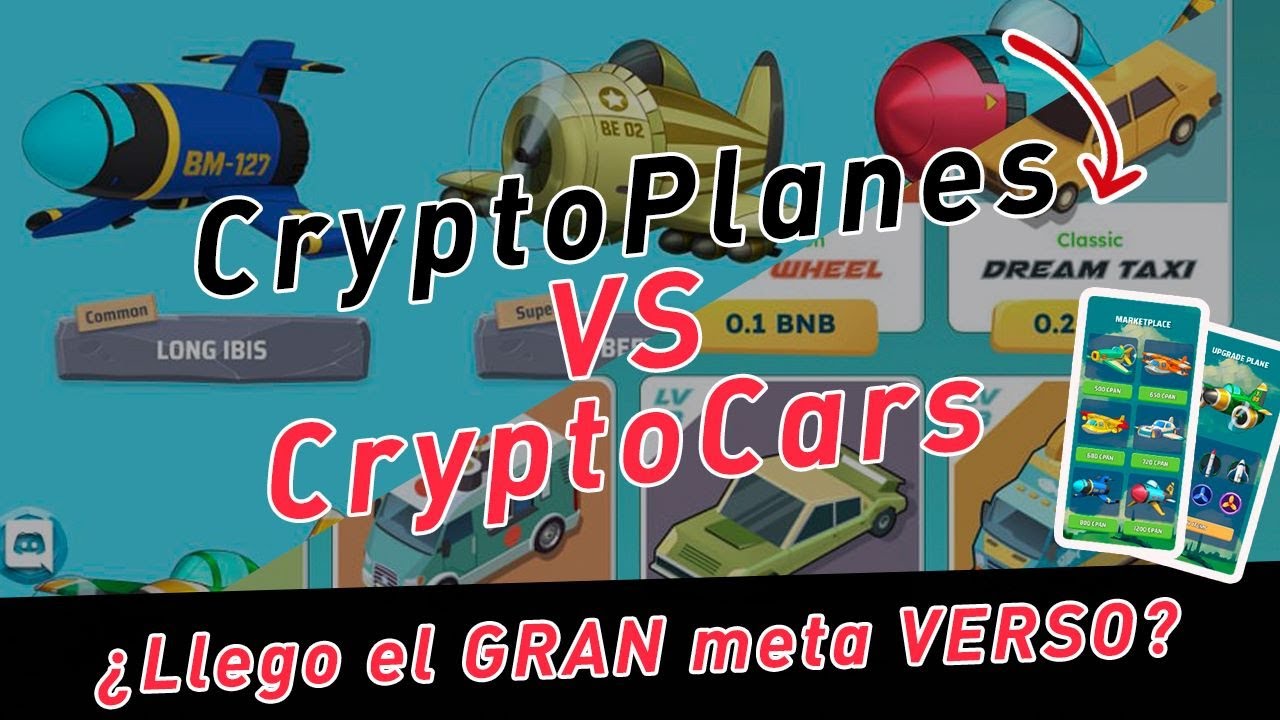 CRYPTOPLANES VS CRYPTOCARS - LA ESTAFA DEL SIGLO ? METAVERSO. - YouTube