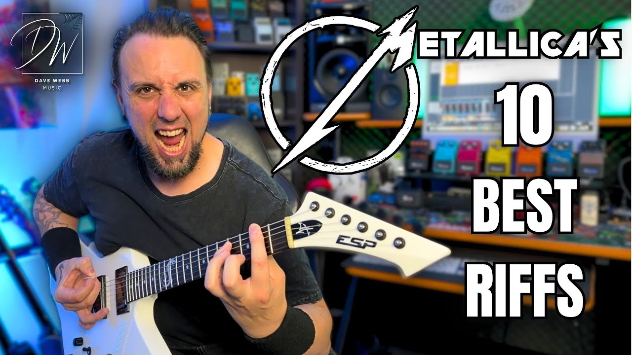 My Top 10 Metallica Riffs - Best Moments - YouTube