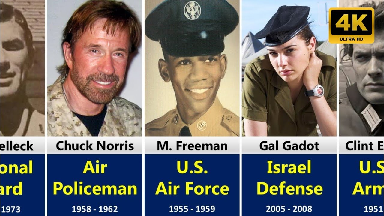 30 Hollywood Actors You Didn’t Know Served in the Military | NS7 - YouTube