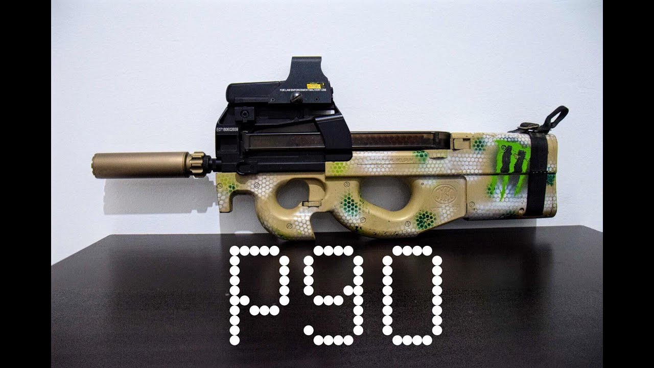 AIRSOFT P90 | CYBERGUN P90 UPGRADED VERSION - YouTube