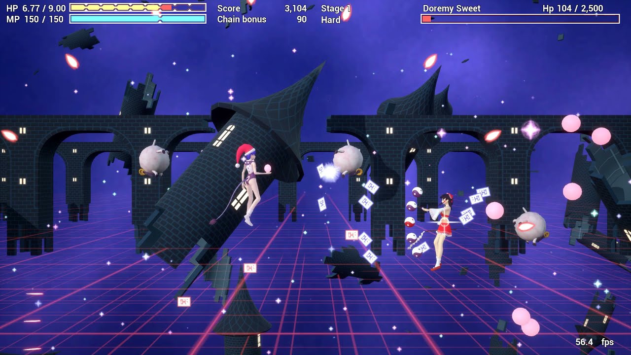 Touhou Multi Scroll Shooting 2 Game play trailer. (October 2021) - YouTube