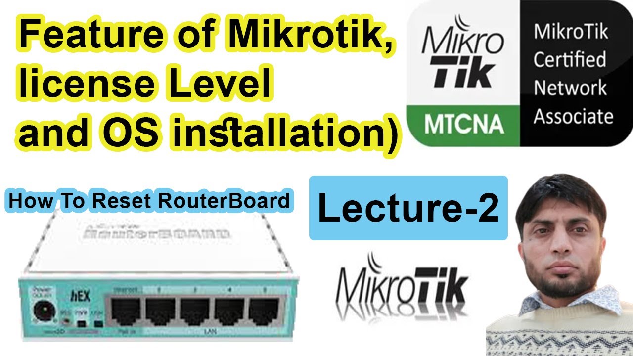 Feature of Mikrotik, License Level and OS Installation | How To Reset ...