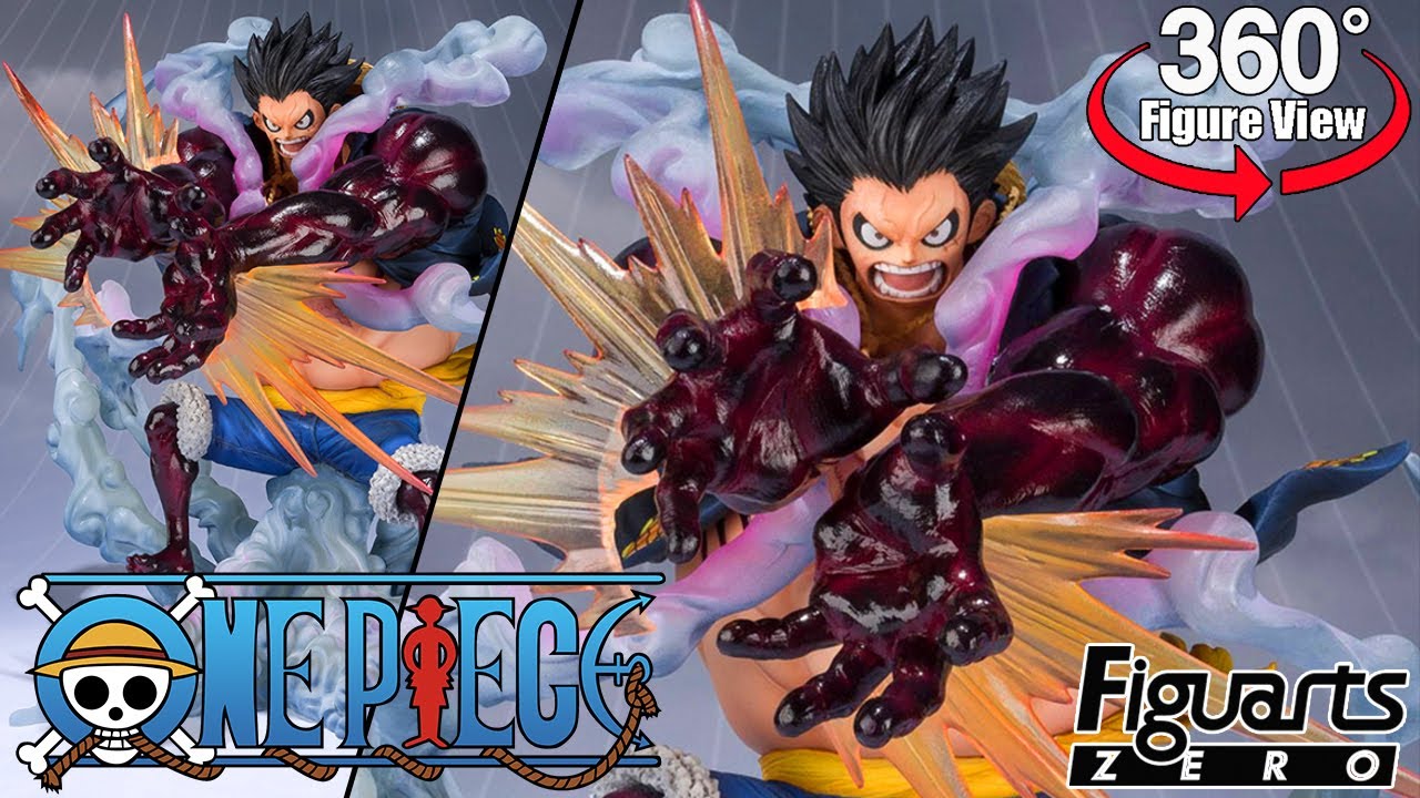 One Piece Monkey D. Luffy (Gear 4 Lion Bazooka) FiguartsZERO Figure 360 ...
