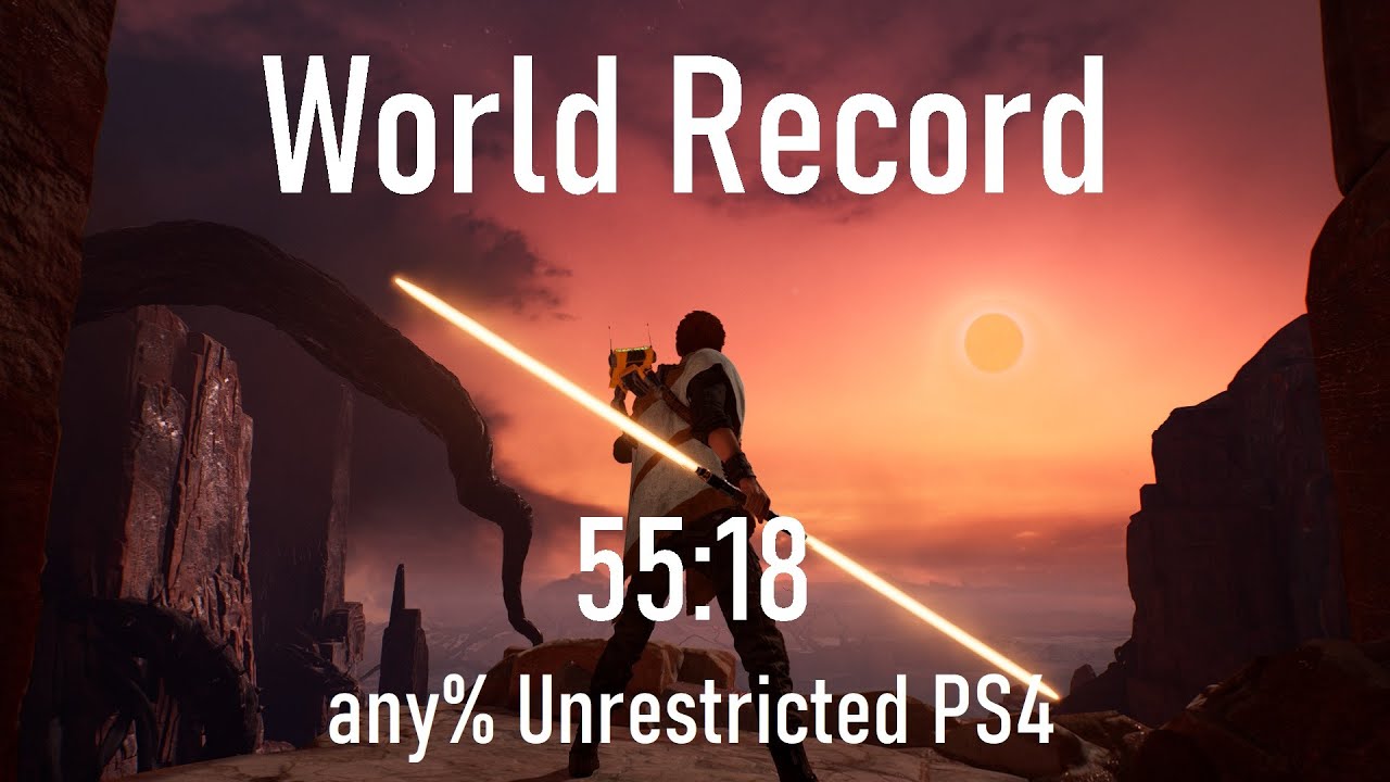 (World Record) Star Wars Jedi: Fallen Order any% PS4 in 55:18 - YouTube