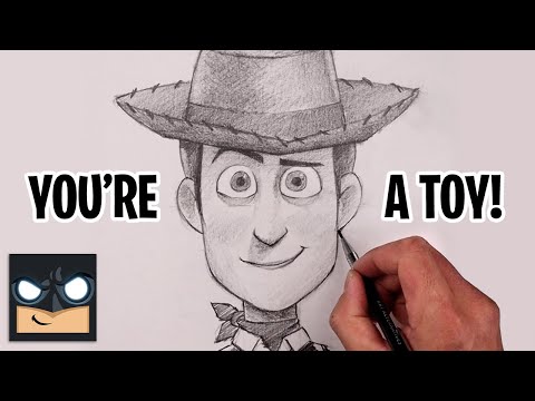 How To Draw Woody | Toy Story Sketch Tutorial