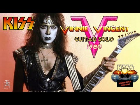 VINNIE VINCENT | Guitar Solo 1984 | Live On Stage with KISS