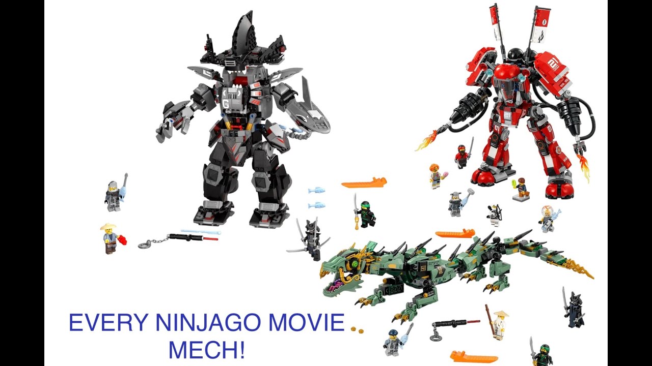 EVERY NINJAGO MOVIE MECH SET!!! - YouTube