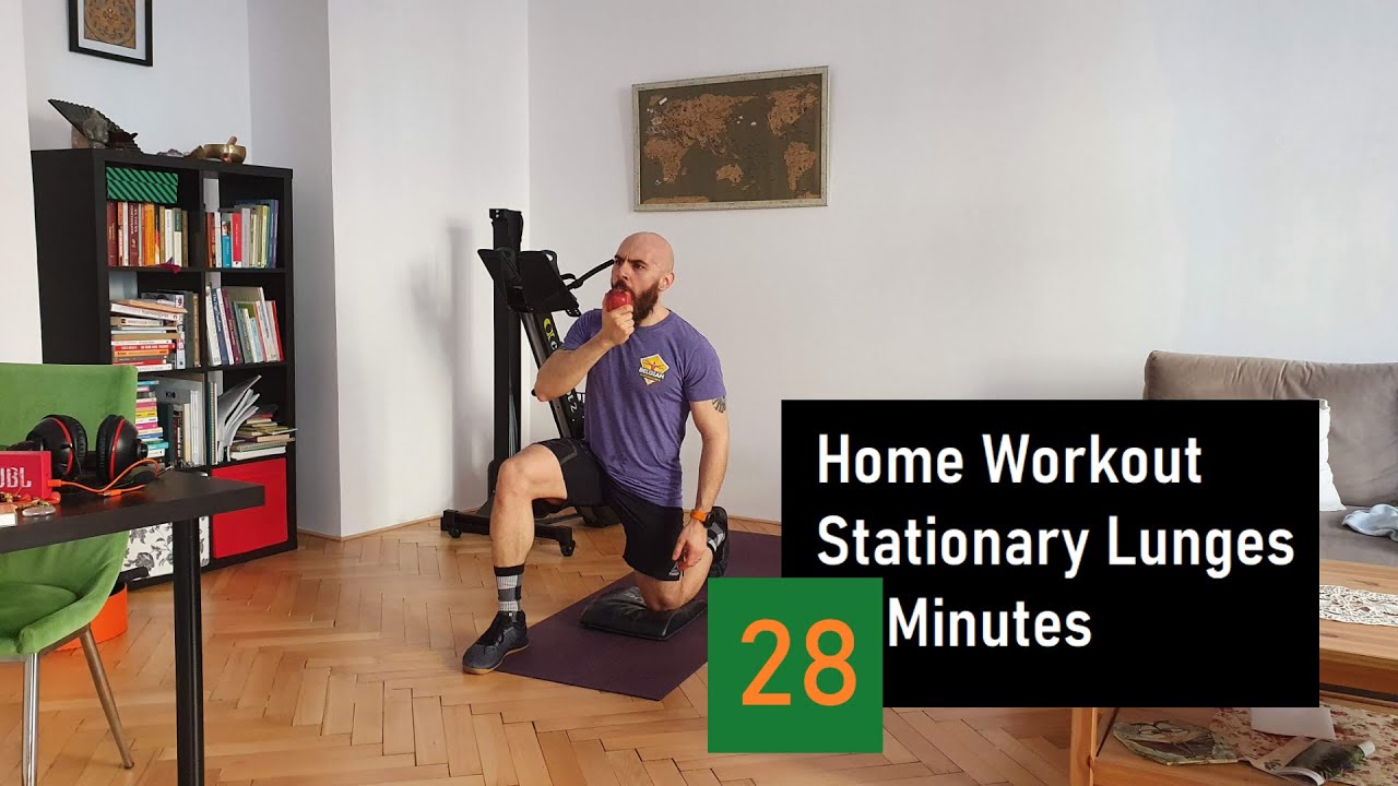 Lunges Everyday, Until the End of COVID-19 Lockdown (28 minutes) - YouTube