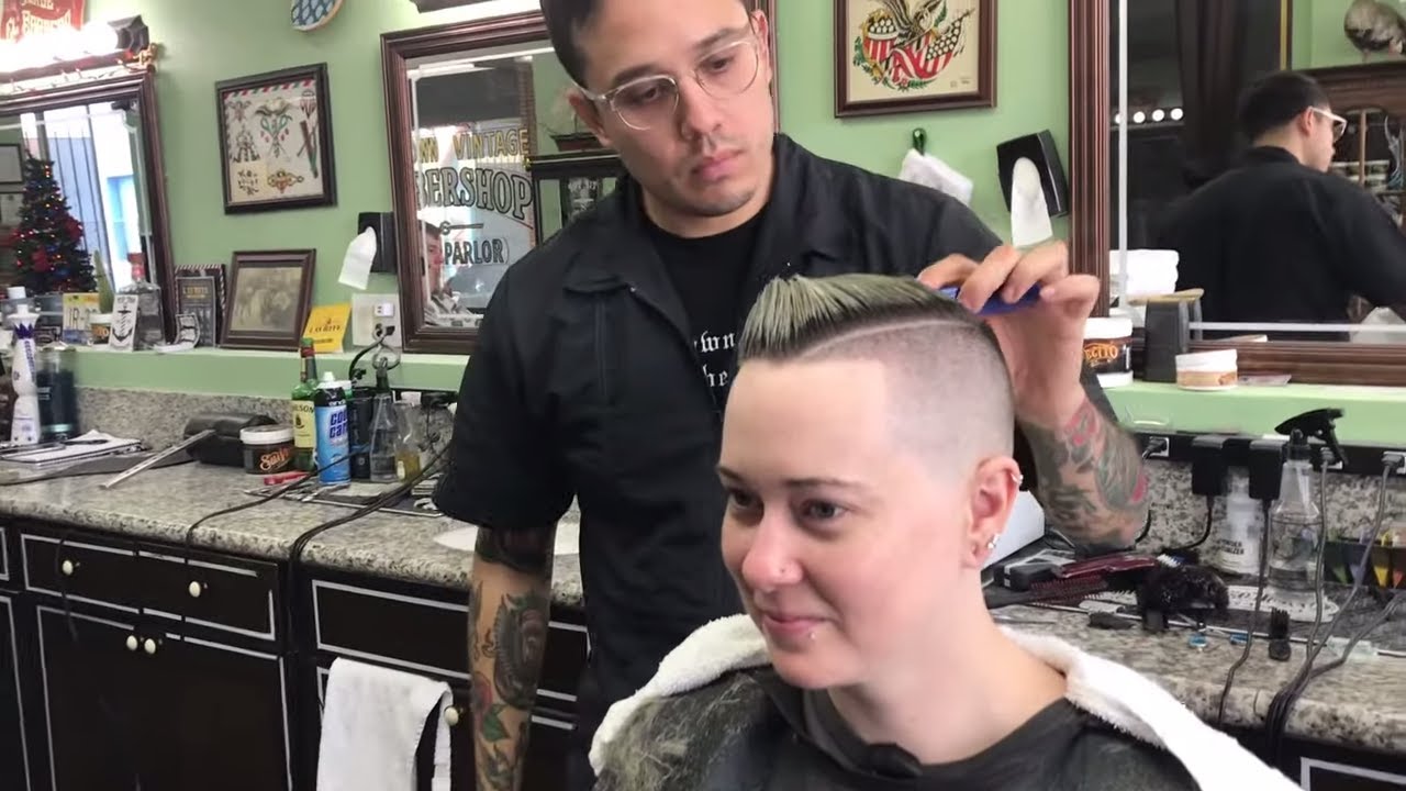 Carlie LV 2: Hard Part Cut on Former Bald Model (YT Original) - YouTube