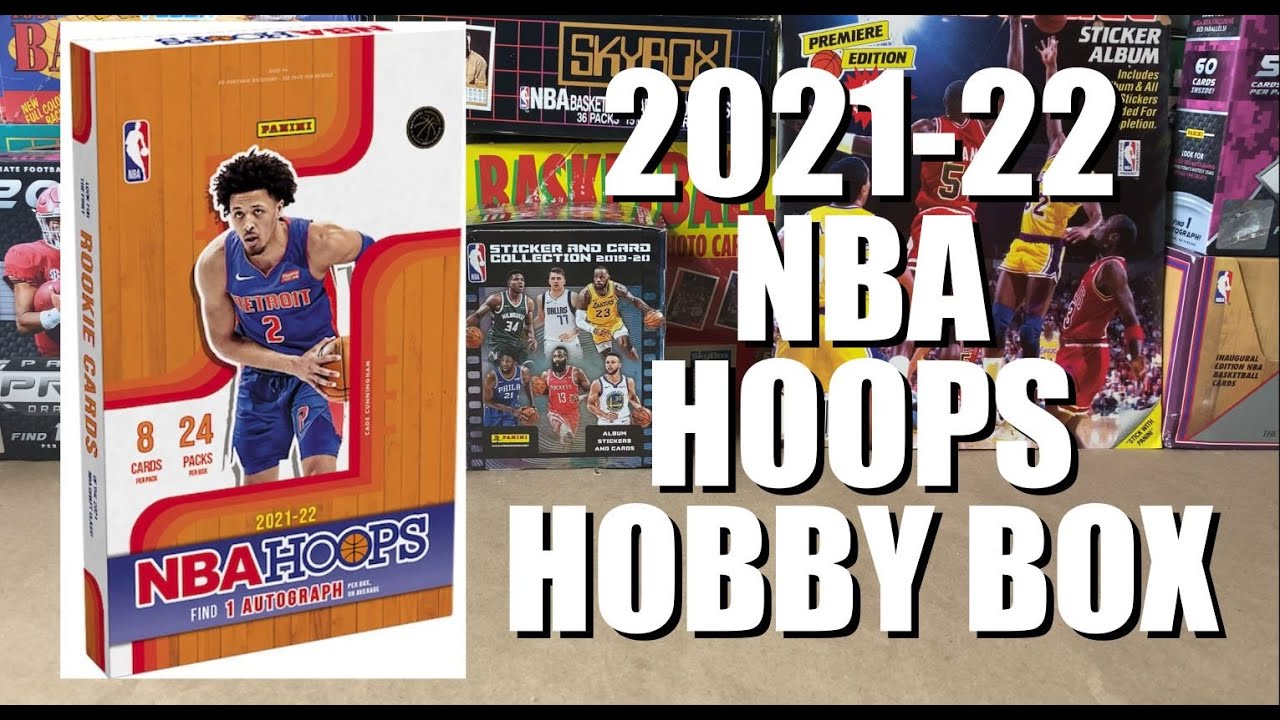 2021-22 NBA HOOPS HOBBY BOX BREAK! HUGE ROOKIE HIT!!! - YouTube