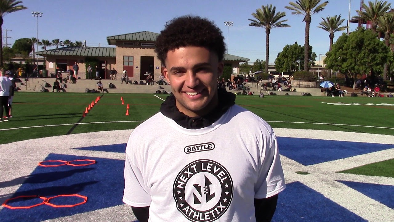 2019 QB Darius Perrantes Rise and Fire Camp Interview - YouTube