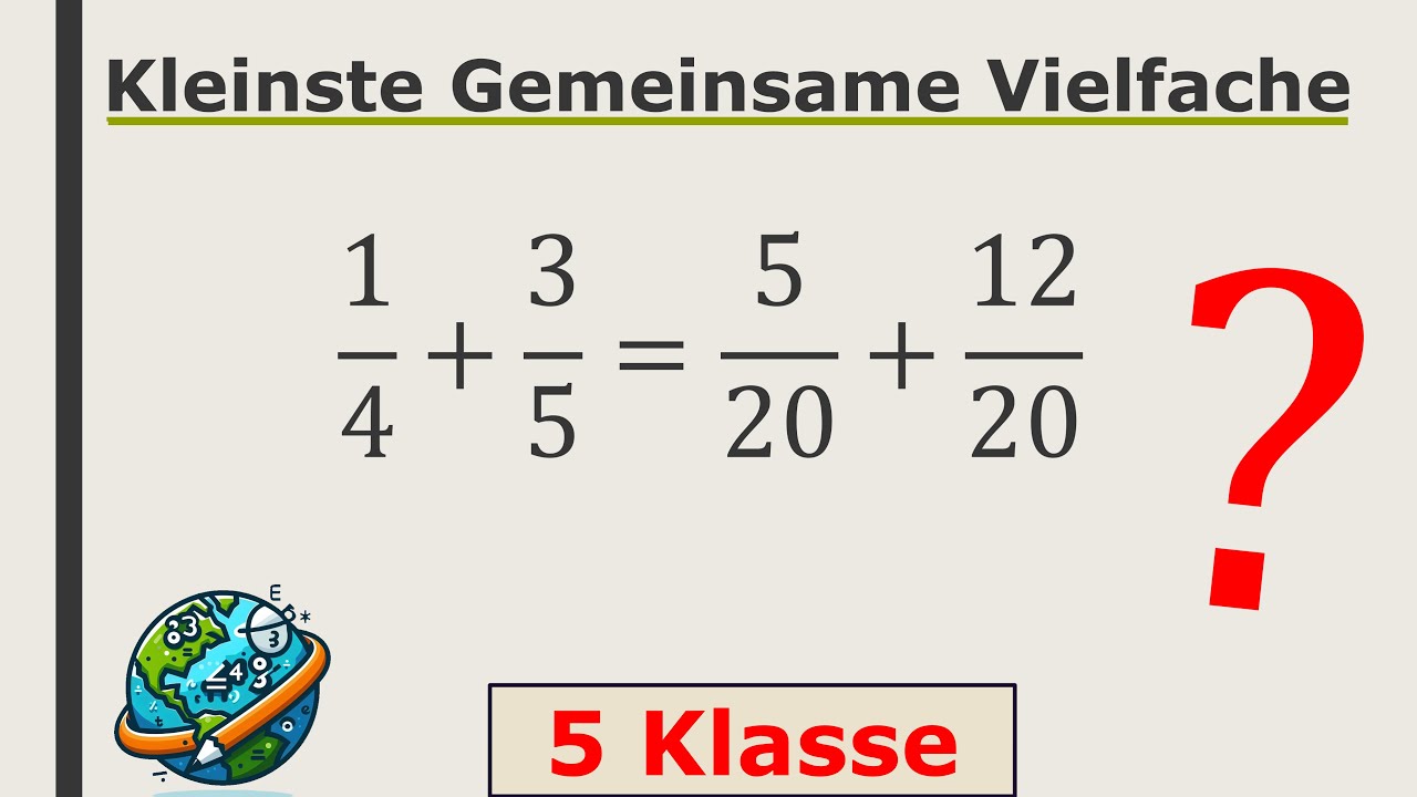 Kleinste Gemeinsame Vielfache | Bruchrechnung, Beispiele | KGV ...