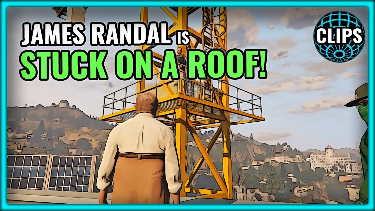 JAMES RANDAL IS STUCK ON A ROOF! - YouTube