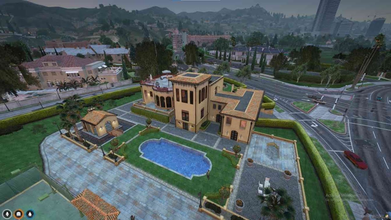 Ultimate mafia boss high security mansions with Private Helicopter ...