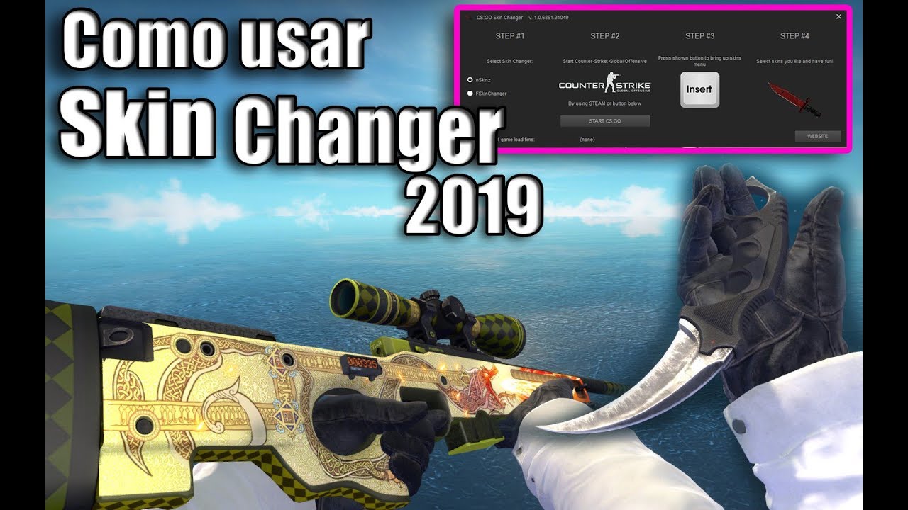 Como usar Skin Changer 2019!! 100% seguro [VAC SAFE] - YouTube