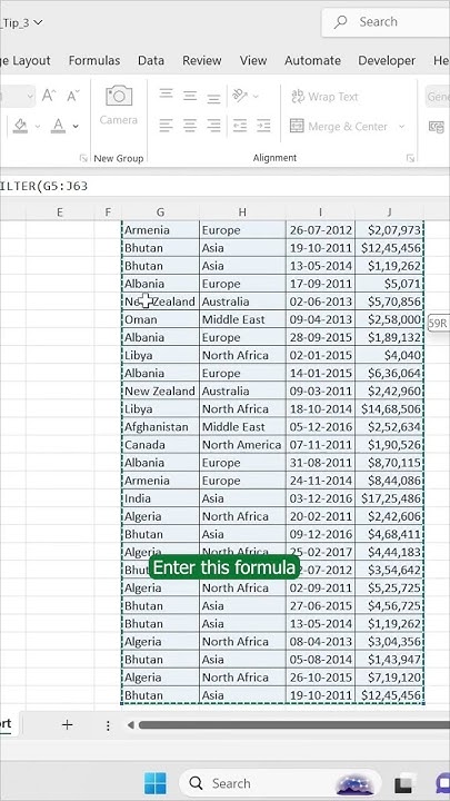 🙏How to create dynamic sales report in excel#excel #exceltech #shortvideo #shorts - YouTube