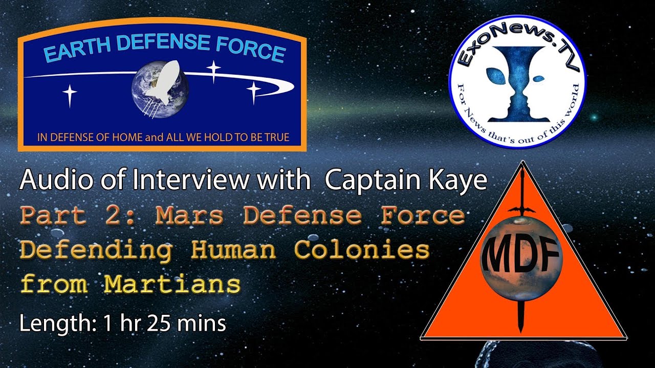 Audio - Mars Defense Force: Defending Human Colonies - Full Interview ...