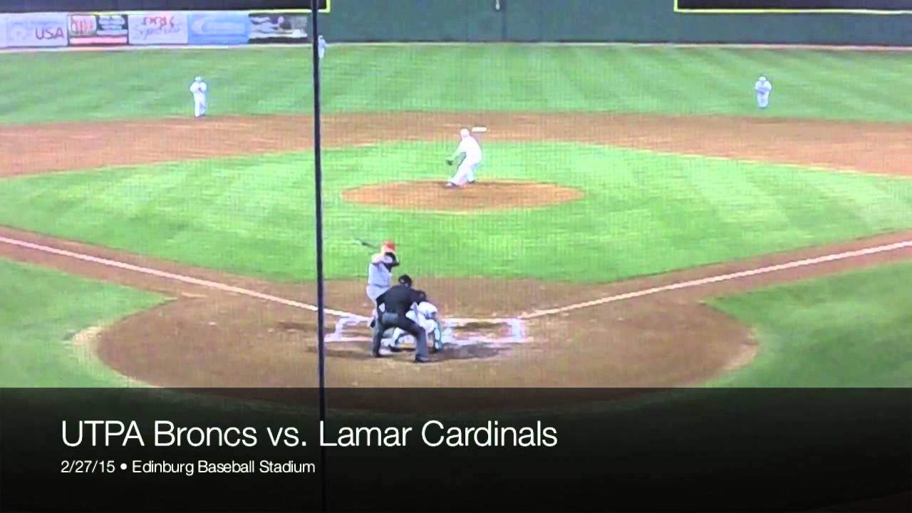 UTPA Baseball Rallies Late to Beat Lamar - YouTube