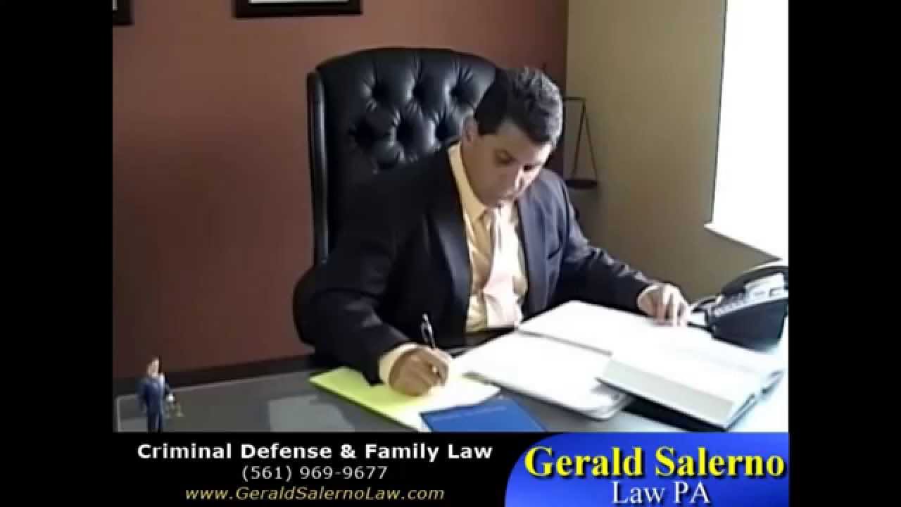 Florida Criminal Defense & Family Law Lawyer, Gerald Salerno - YouTube