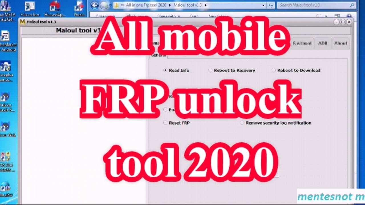 Frp reset tool - YouTube
