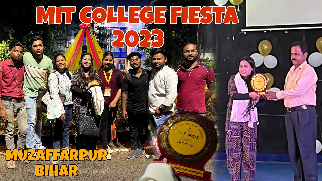 MIT COLLEGE FIESTA 2023 | MUZAFFARPUR BIHAR | ALICE SWIFT VLOGS - YouTube