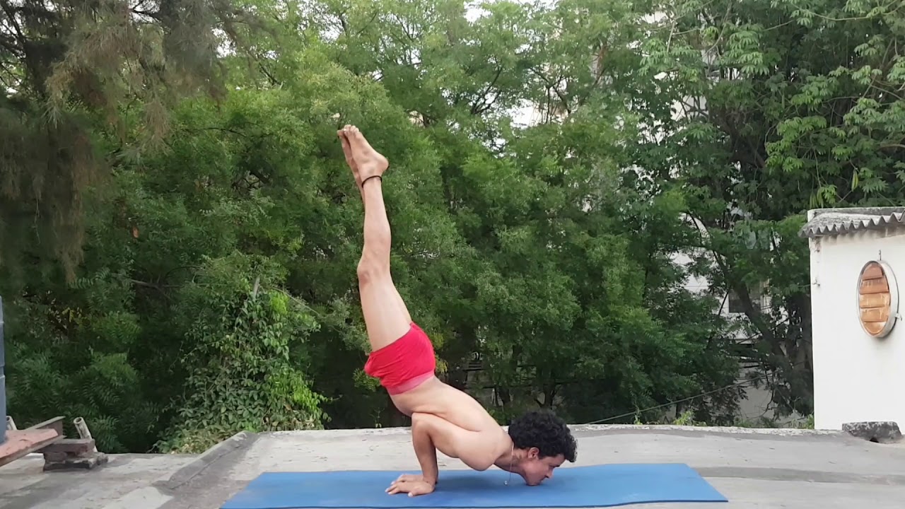 How to do Mayur Aasan( peacock pose) with Yoga Master vipin Rana - YouTube