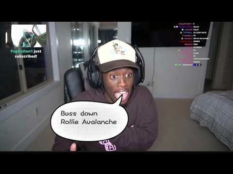 Kai Cenat Buss Down Rollie Avalanche Compilation - YouTube