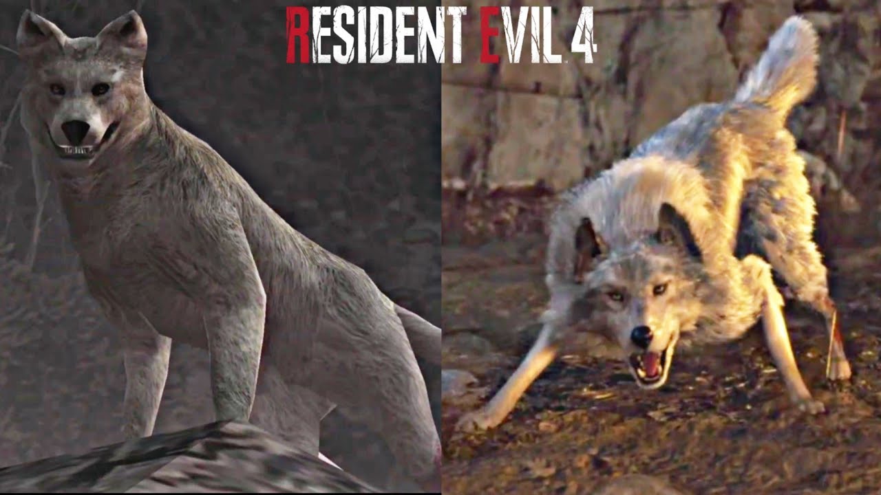 Wild Dog Helps Leon | RE4 Remake Vs Original - YouTube