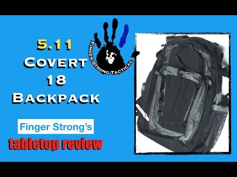 5.11 Covert 18 Backpack review - YouTube