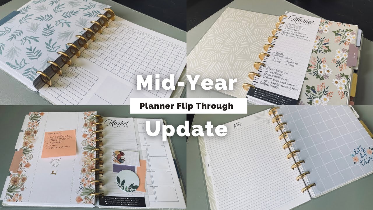 Updated Planner Flip Through // Changes In Progress // Where I’m At ...
