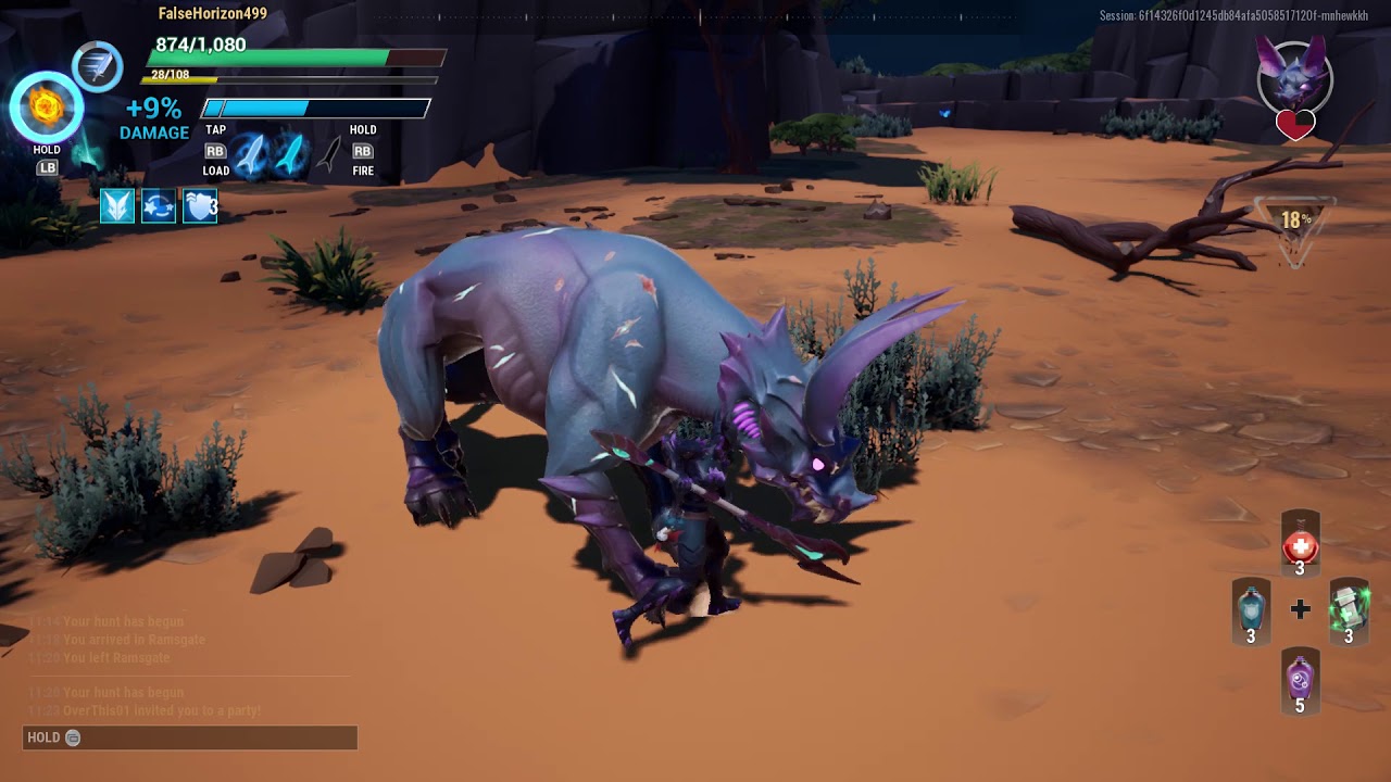 Dauntless Slaying the Riftstalker - YouTube