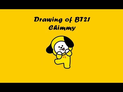 Let's Draw! : Drawing of BT21 Chimmy