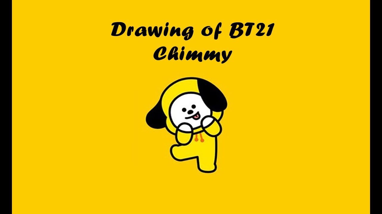 Let's Draw! : Drawing of BT21 Chimmy - YouTube