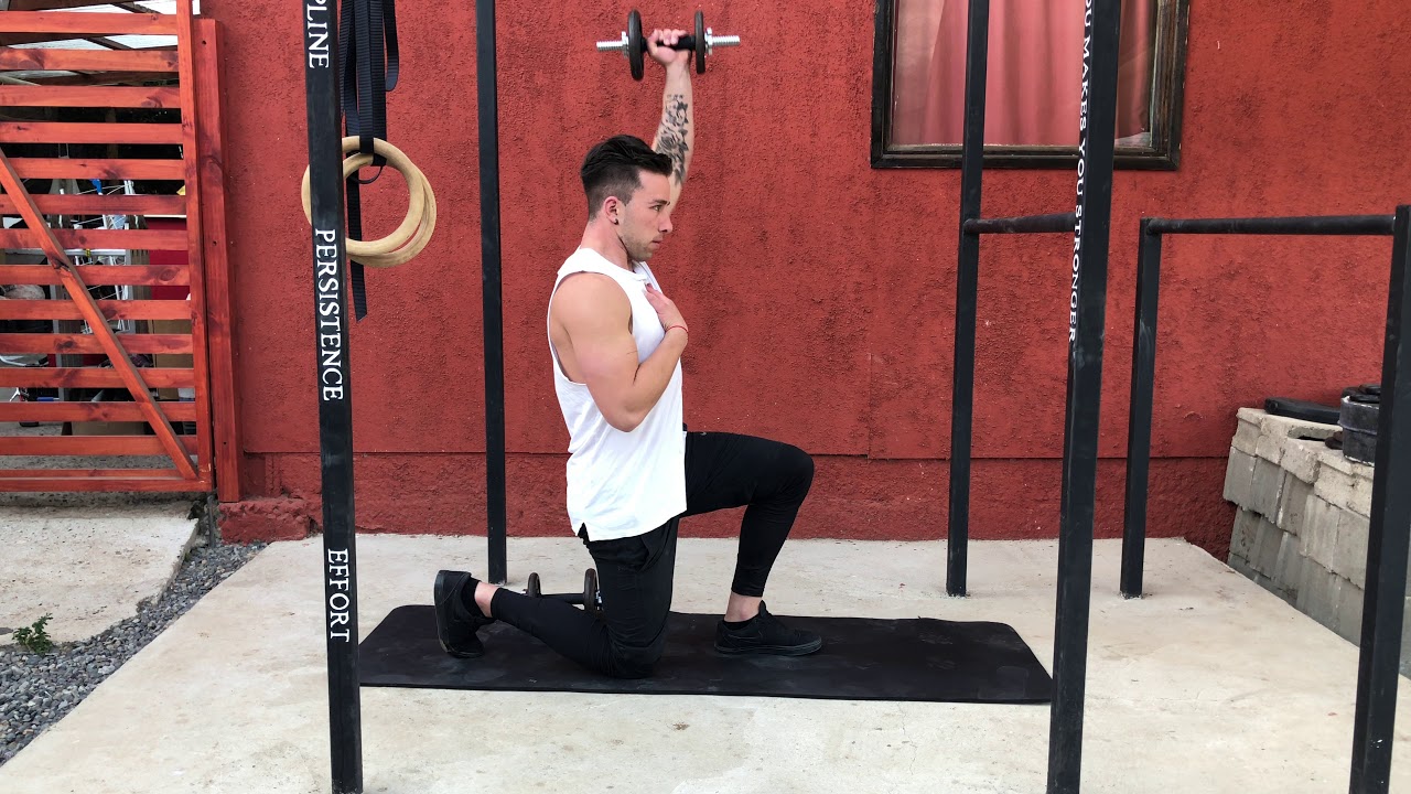 HK superior press s a + 1 dumbbell same side - YouTube