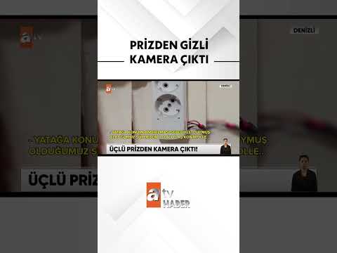 Kiralık odalara gizli kamera koymuş #atvhaber  #kamera  #denizli