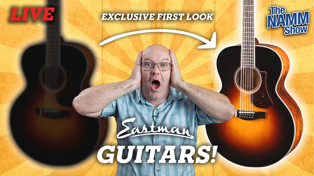 Exclusive First-Look at Eastman's NAMM Show Guitars! - YouTube
