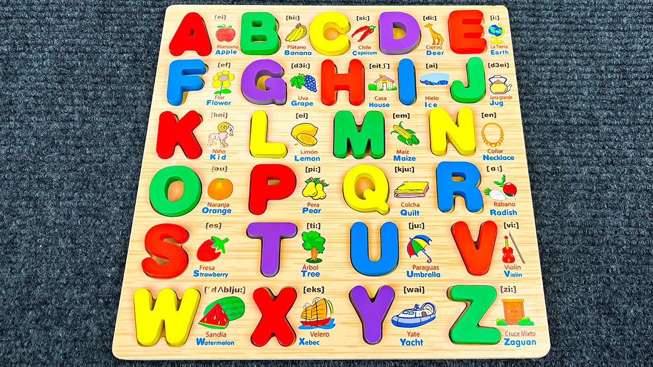 Best Learn ABC Puzzle | Preschool Toddler Learning Toy Video - YouTube