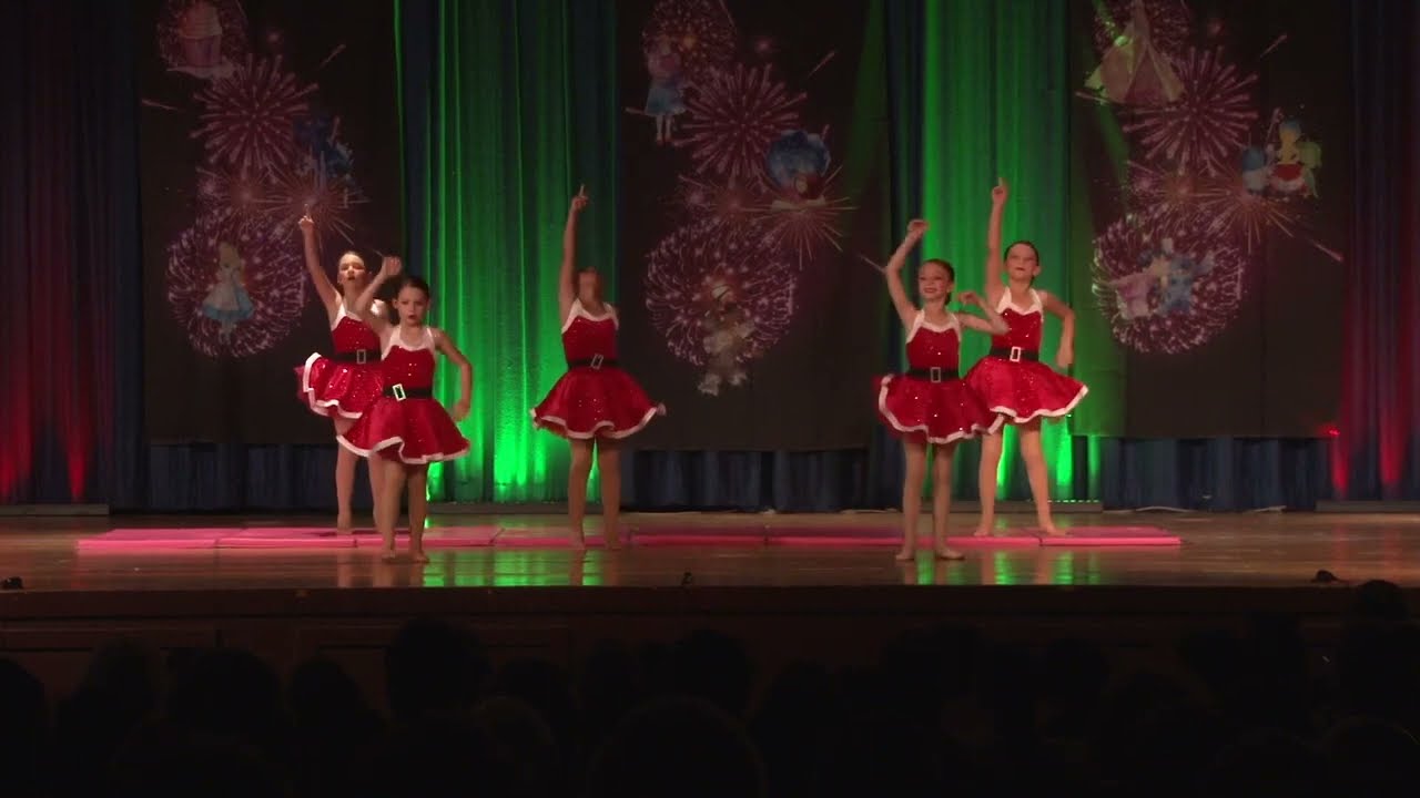 Shake Santa Shake Mini Group Acro Dainty Dancer - YouTube