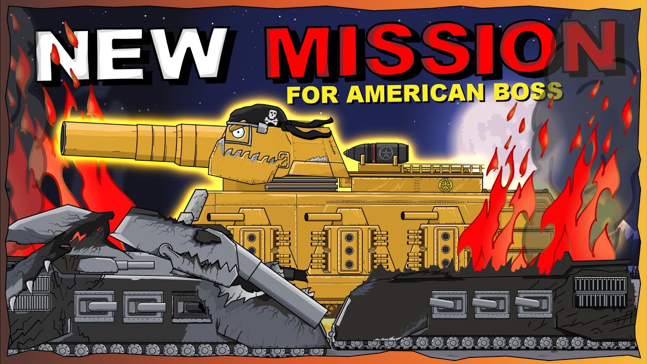 "New mission for the American Boss" Cartoons about tanks - YouTube