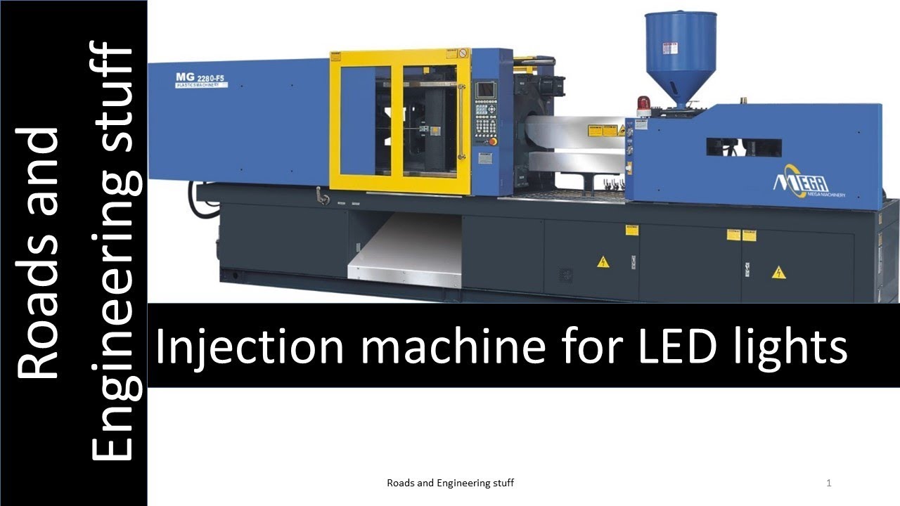 injection machine for pvc fixtures led light part 2 - YouTube