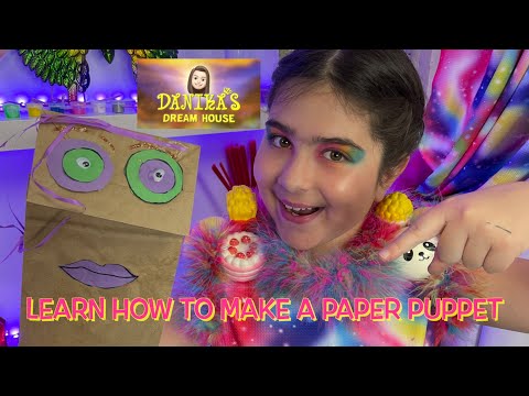Learn how to make your own Paper Puppet | Danikas DreamHouse